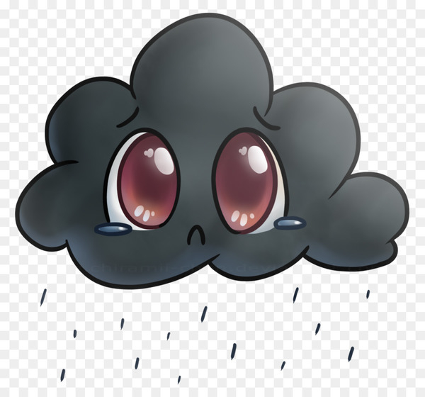Free: Cloud Animation Sadness Rain - Cloud - nohat.cc