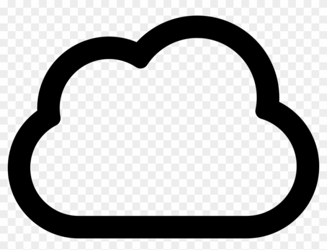Free: Cloud Outline Comments - Scalable Vector Graphics - nohat.cc