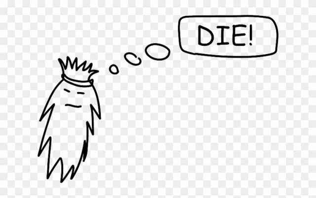 Free: Cloud, Outline, Figure, Speech, Die, Scary, Freak - Die Png ...