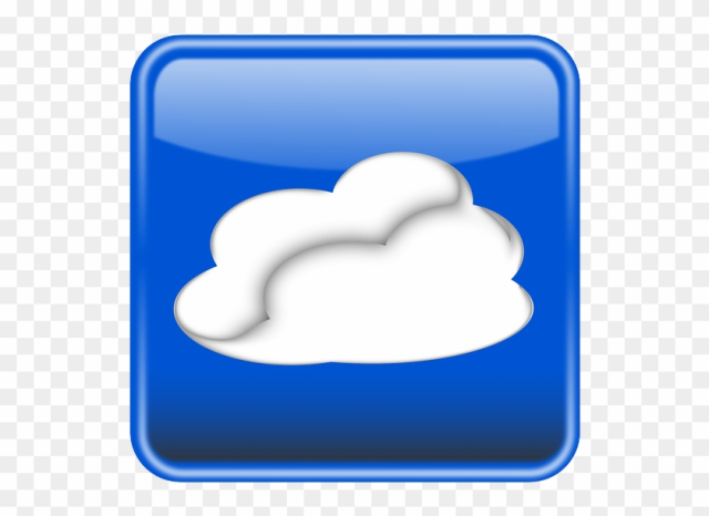 Free: Clouds, Cloudy, Button, Glossy, Shiny, Square - Weather Button ...