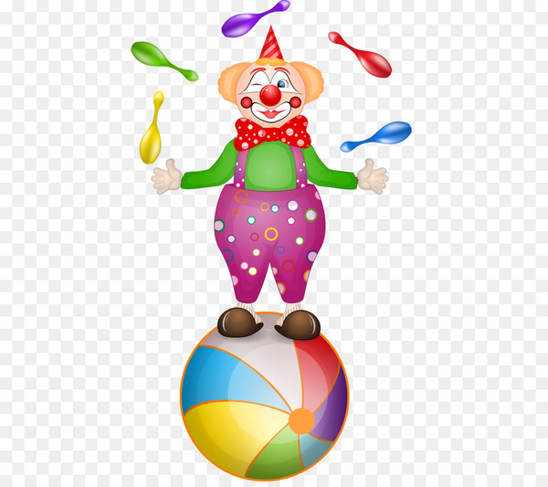 Free: Clown Circus Cartoon Clip art - Circus clown - nohat.cc