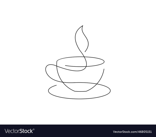Free: coffee cup line drawing style design - nohat.cc