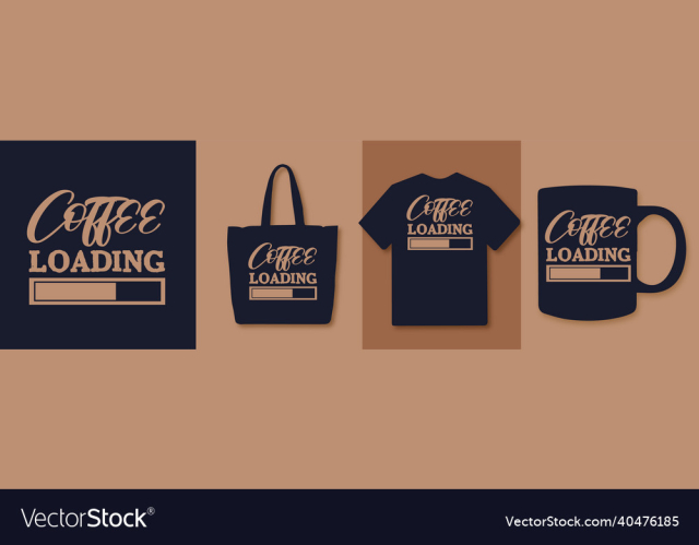 Free: coffee loading lettering quotes design - nohat.cc