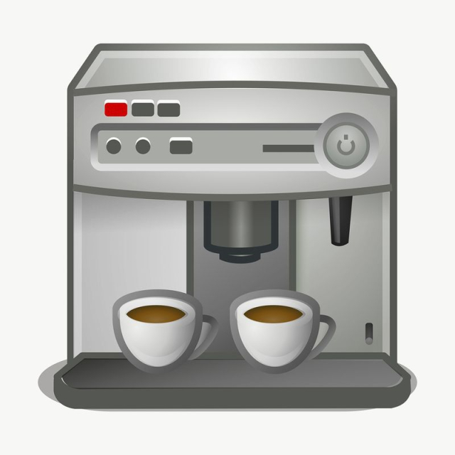 Free: Coffee maker clipart, illustration vector. | Free Vector ...