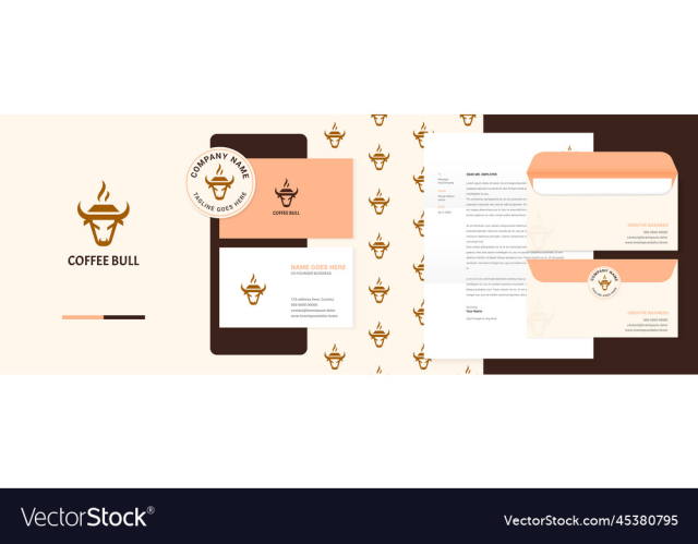 Free: coffee or tea cup logo design with bull face - nohat.cc