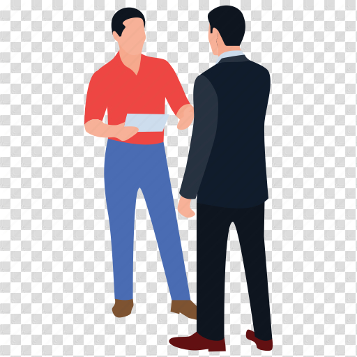 Free: Colleagues discussing, communication, office talk, official ...