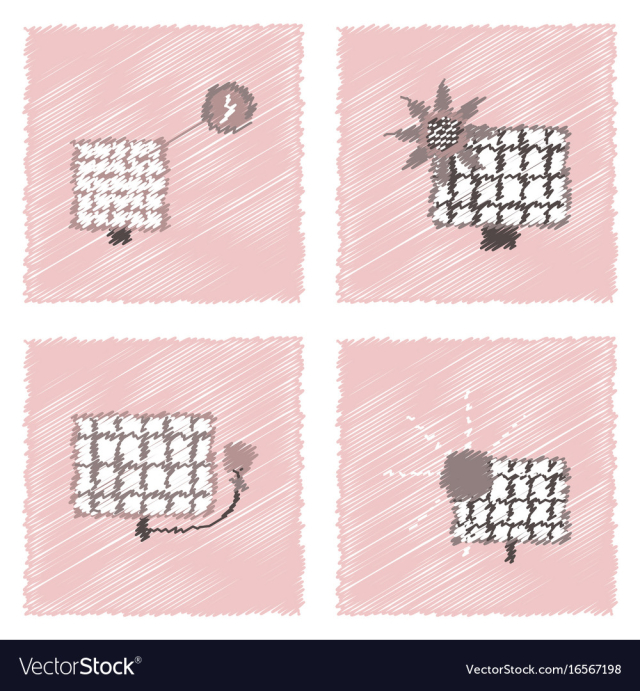 Free: Collection of flat shading style icons ecological vector image ...