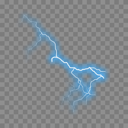 Free: Collection of free Lightning transparent blue. Download on UI Ex ...