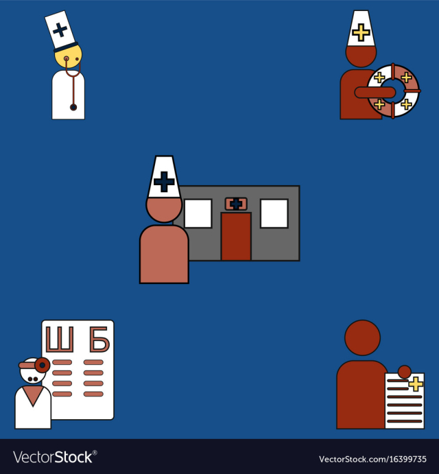 Free: Collection of icons and medical examination vector image - nohat.cc