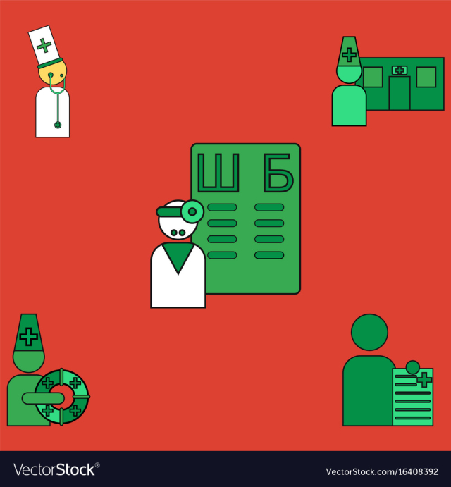 Free: Collection of icons and medical examination vector image - nohat.cc