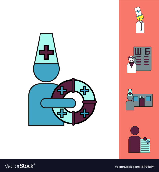 Free: Collection of icons and medical examination vector image - nohat.cc