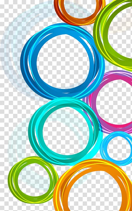 Free: Color , Hand colored circle element transparent background PNG ...