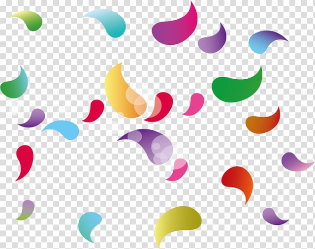 Free: Color Poster , Cartoon colorful water drop transparent background ...