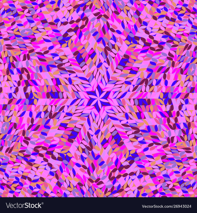 Free: Colorful abstract radial mosaic pattern vector image - nohat.cc