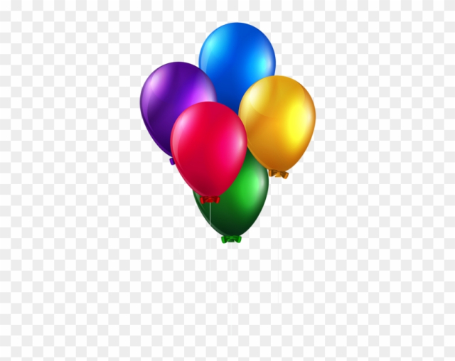 Free: Colorful Balloons Png Clip Art Image - Balloon Clipart ...