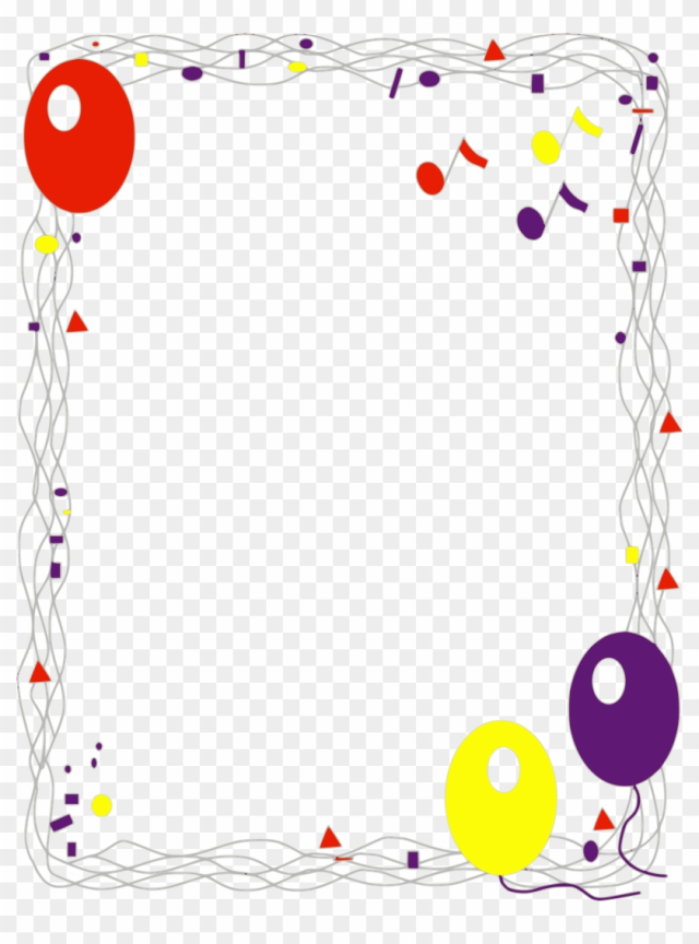 Birthday Invitation Borders