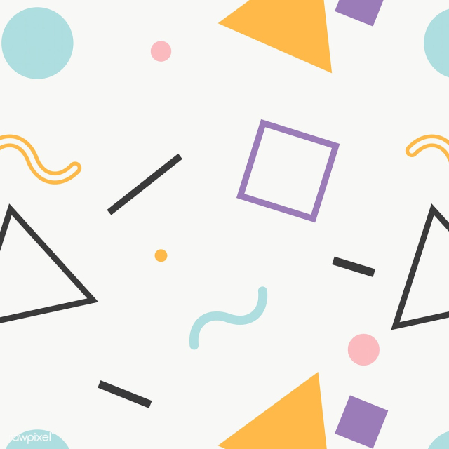 Free: Colorful geometric memphis design element | Free transparent png ...