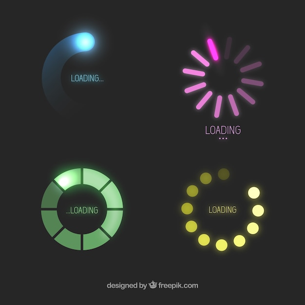 Free: Colorful loading icons - nohat.cc