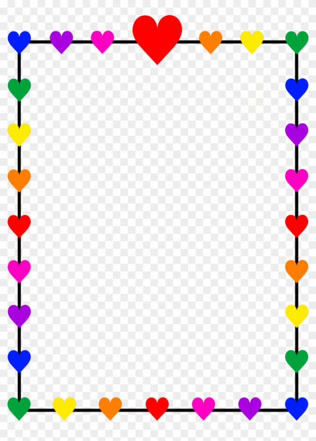 Free: Colorful Music Note Border Clipart Panda - Colorful Simple Border ...