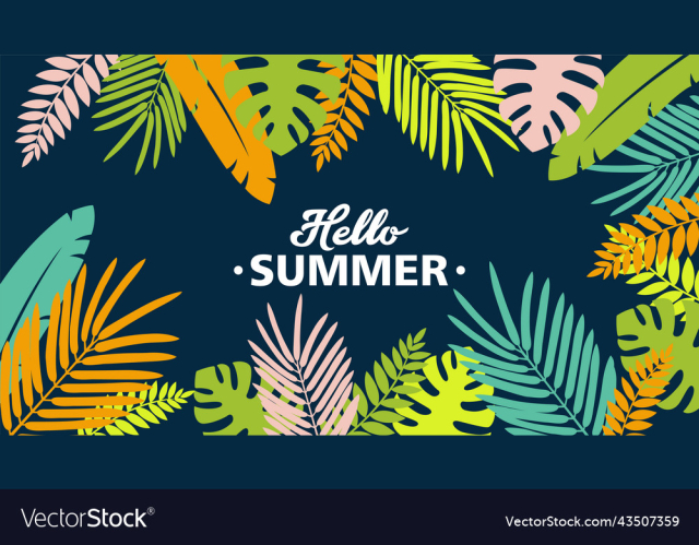 Free: colorful summer background layout banners design - nohat.cc