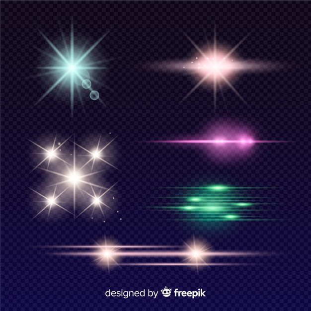 Free: Colourful light effect collection Free Vector - nohat.cc