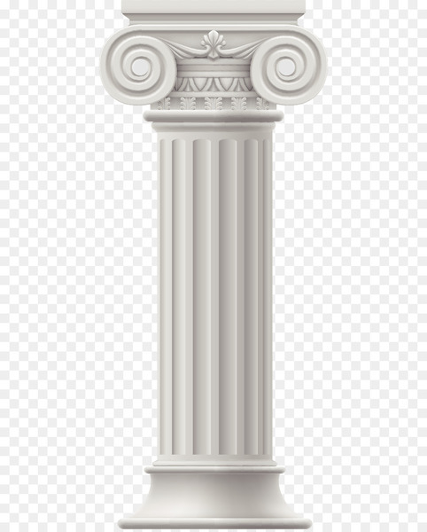 Free: Column Clip art - Vector -painted European-style Roman column ...