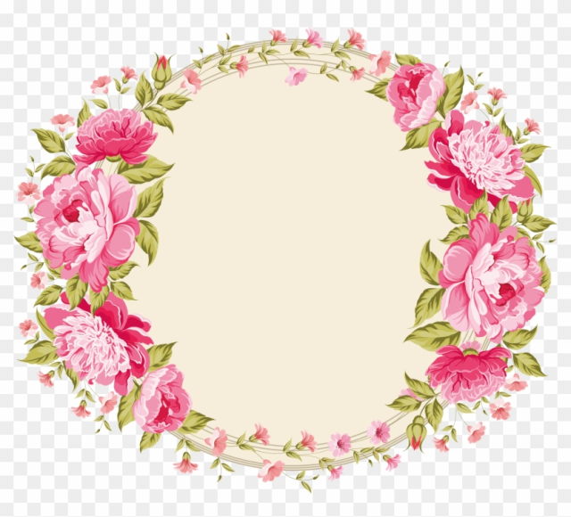Free: Com / Floral Frame - Kartu Ucapan Terima Kasih - nohat.cc