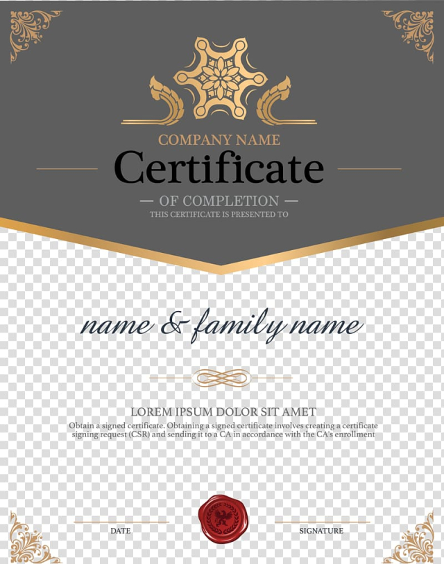Free: Company name certificate, Template Academic certificate Icon ...