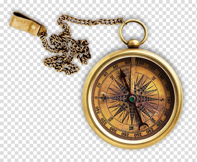 Antique Compass Rose Map