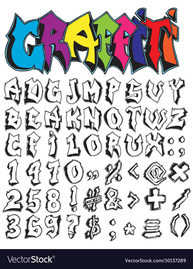Free: Complete font set vector image - nohat.cc
