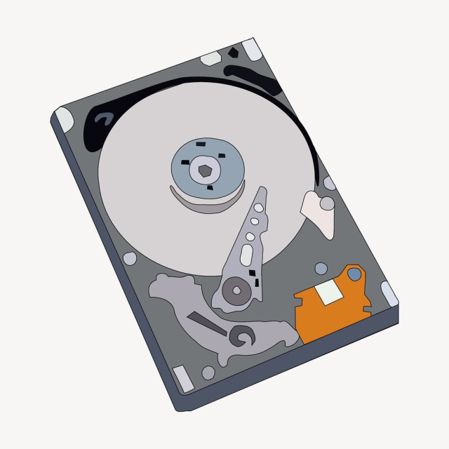 Free: Computer hard disk sticker, technology | Free Vector - rawpixel ...