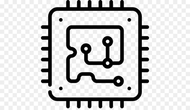 Free: Computer Icons, Integrated Circuits Chips, Encapsulated Postscript, Line, Line Art PNG ...