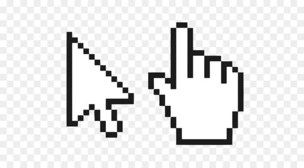Free: Computer mouse Pointer Cursor Pixel - Mouse Cursor PNG - nohat.cc