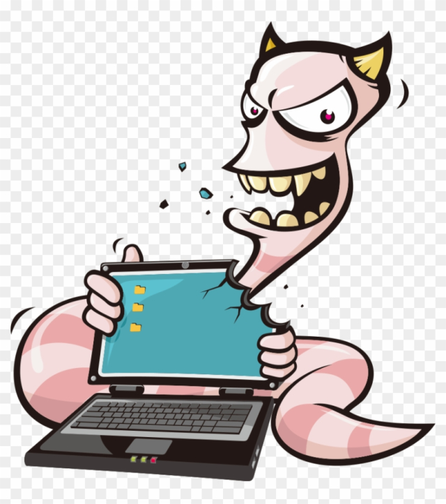 Free: Computer Worm Cartoon Clip Art - Computer Worms Png - nohat.cc
