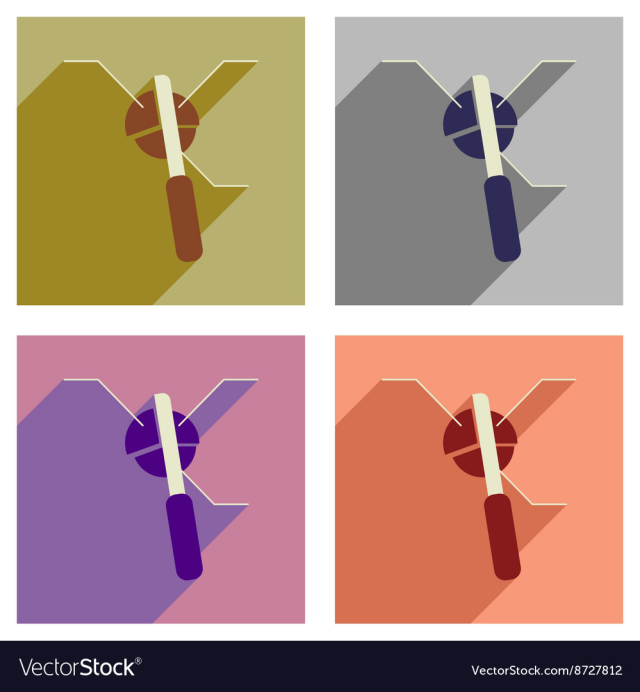 Free: Concept of flat icons with long shadow diagram vector image ...