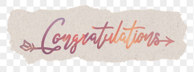 Free: Congratulations word png, ripped paper, | Free PNG - rawpixel ...