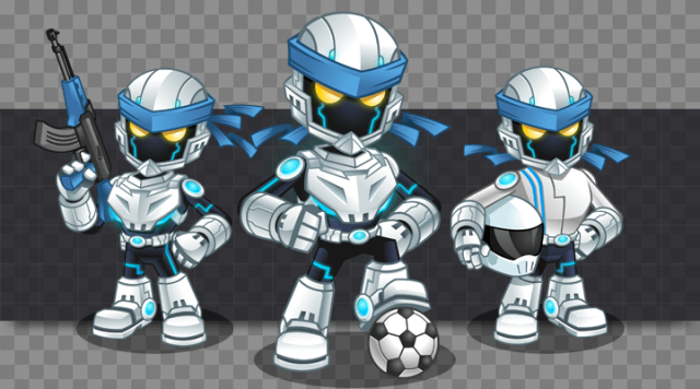 Free: Cool Android Robots Mascot - nohat.cc