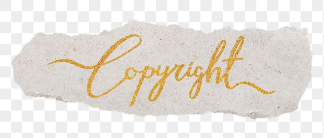 Free: Copyright word png, gold glittery | Free PNG - rawpixel - nohat.cc