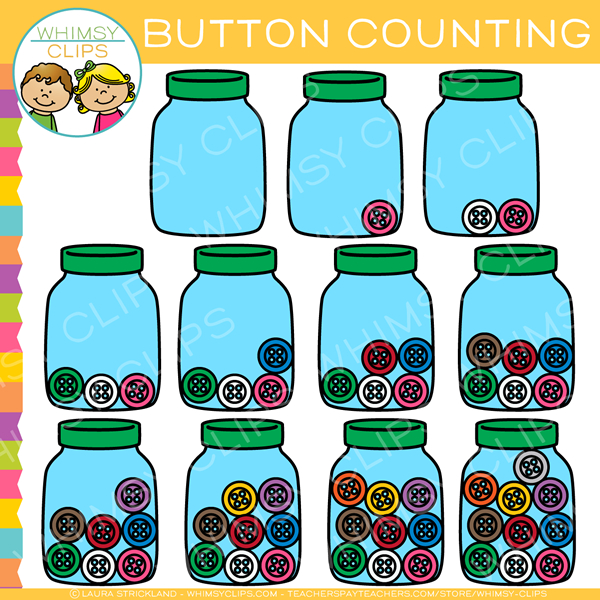 Free: Counting Buttons Clip Art , Images & Illustrations | Whimsy Clips ...