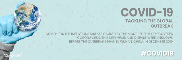 Free: COVID-19 tackling the global outbreak template source WHO vector ...