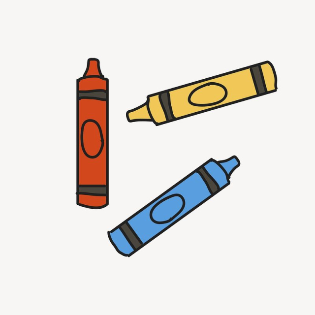 Free: Crayons cartoon illustration, stationery design | Free Photo ...