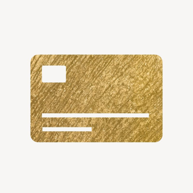 Free: Credit card gold icon, glittery | Free Icons - rawpixel - nohat.cc