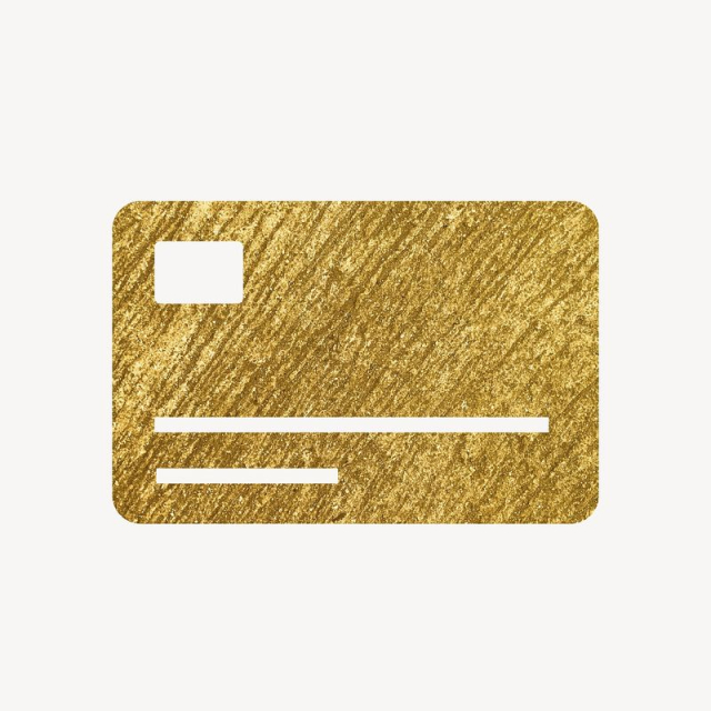 Free: Credit card gold icon, glittery | Free Icons - rawpixel - nohat.cc
