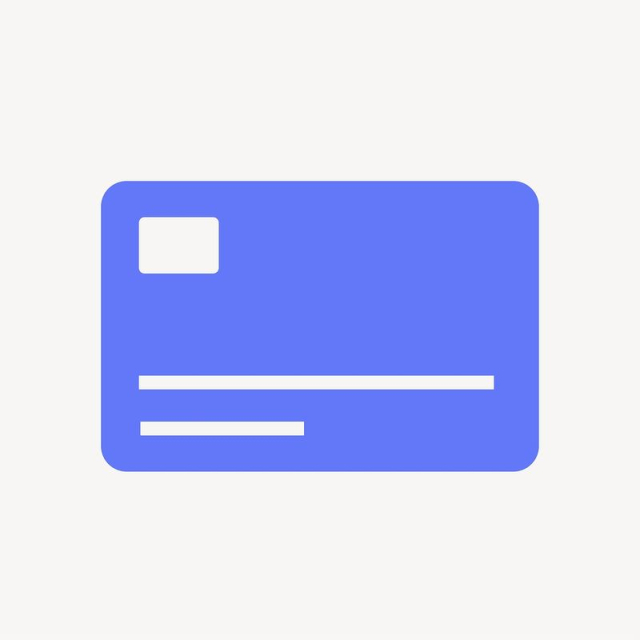 Free: Credit card icon, blue flat | Free Icons - rawpixel - nohat.cc