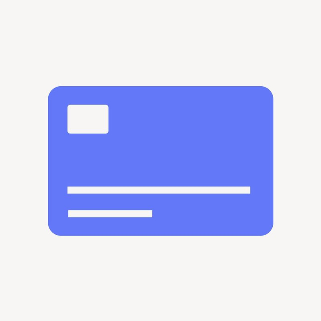 Free: Credit card icon, blue flat | Free Icons - rawpixel - nohat.cc