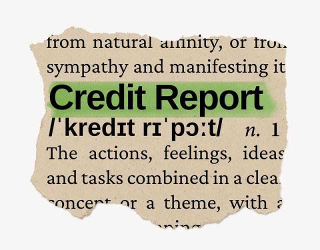 Free: Credit report ripped dictionary, editable | Free PSD - rawpixel ...