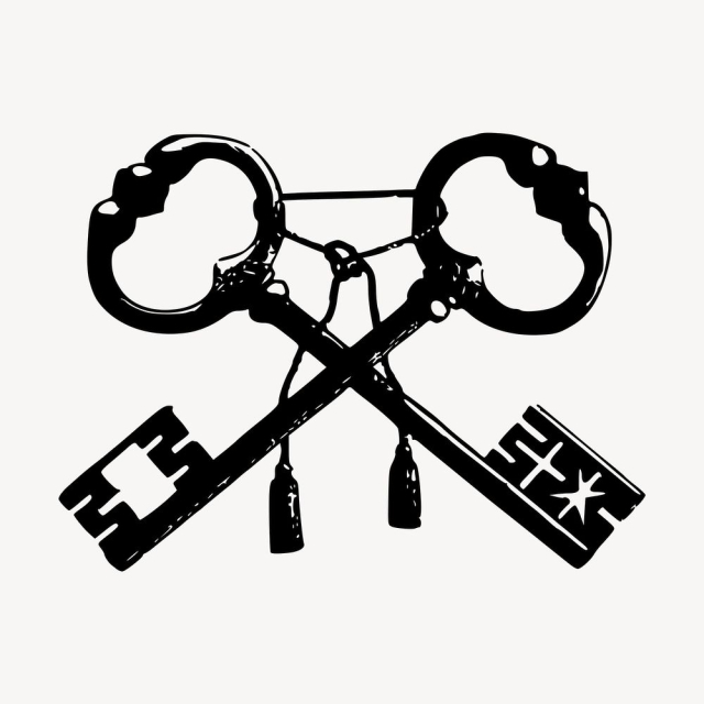 Free: Crossed keys drawing, vintage object | Free Vector - rawpixel ...