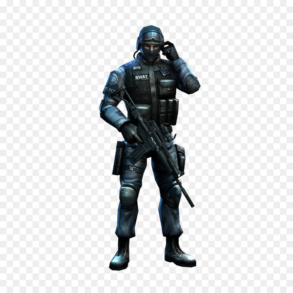 Free: CrossFire Counter-Strike Squad SWAT Character - Swat PNG - nohat.cc