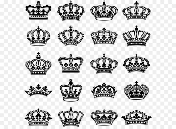 Free: Crown Tiara Clip art - Hand painted black crown - nohat.cc