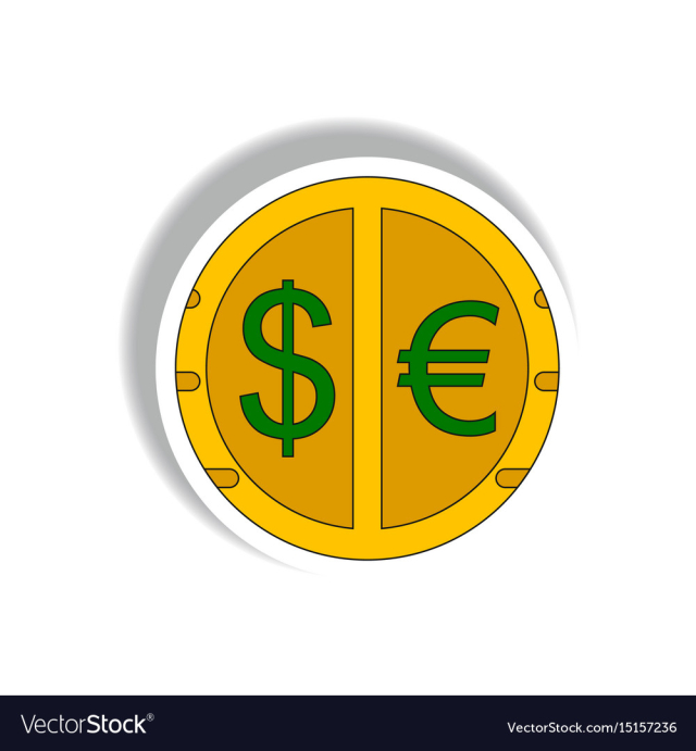 Free: Currency stock market sign in vector image - nohat.cc